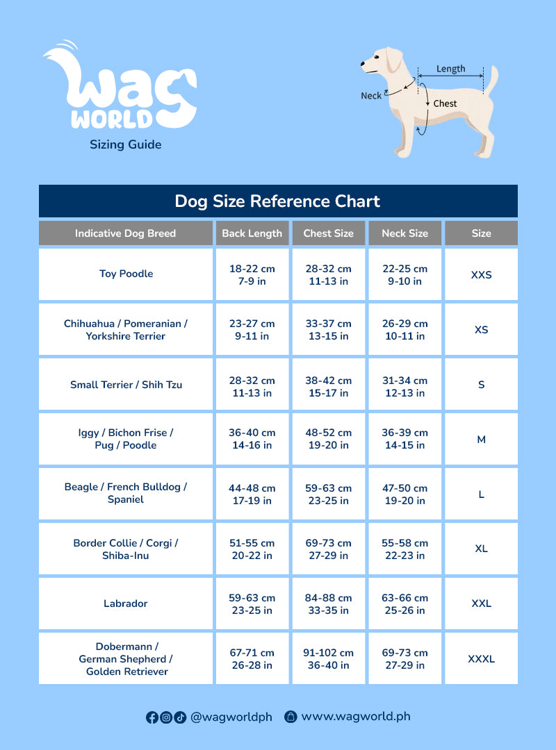 Size Guide – Wag World